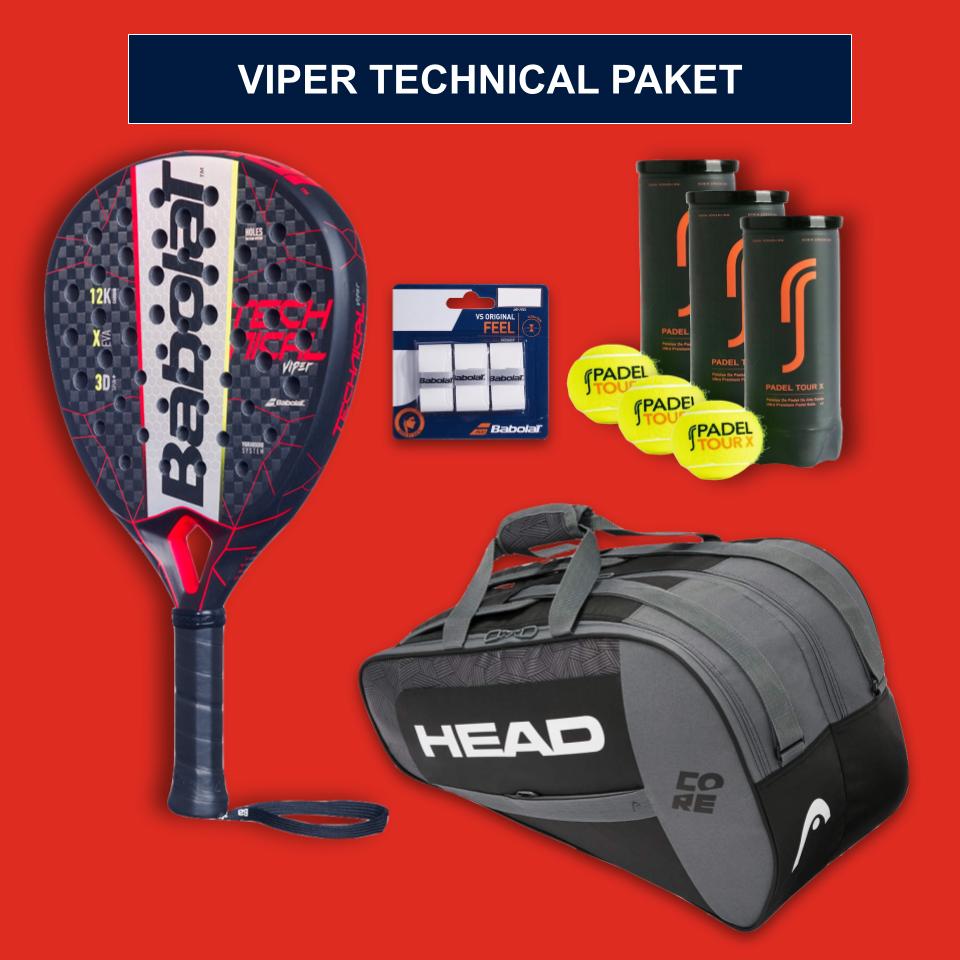 Babolat Viper Technical Package | Padelspecialisten.com | Padelracket!